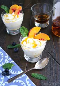 Peach Fool with Bourbon