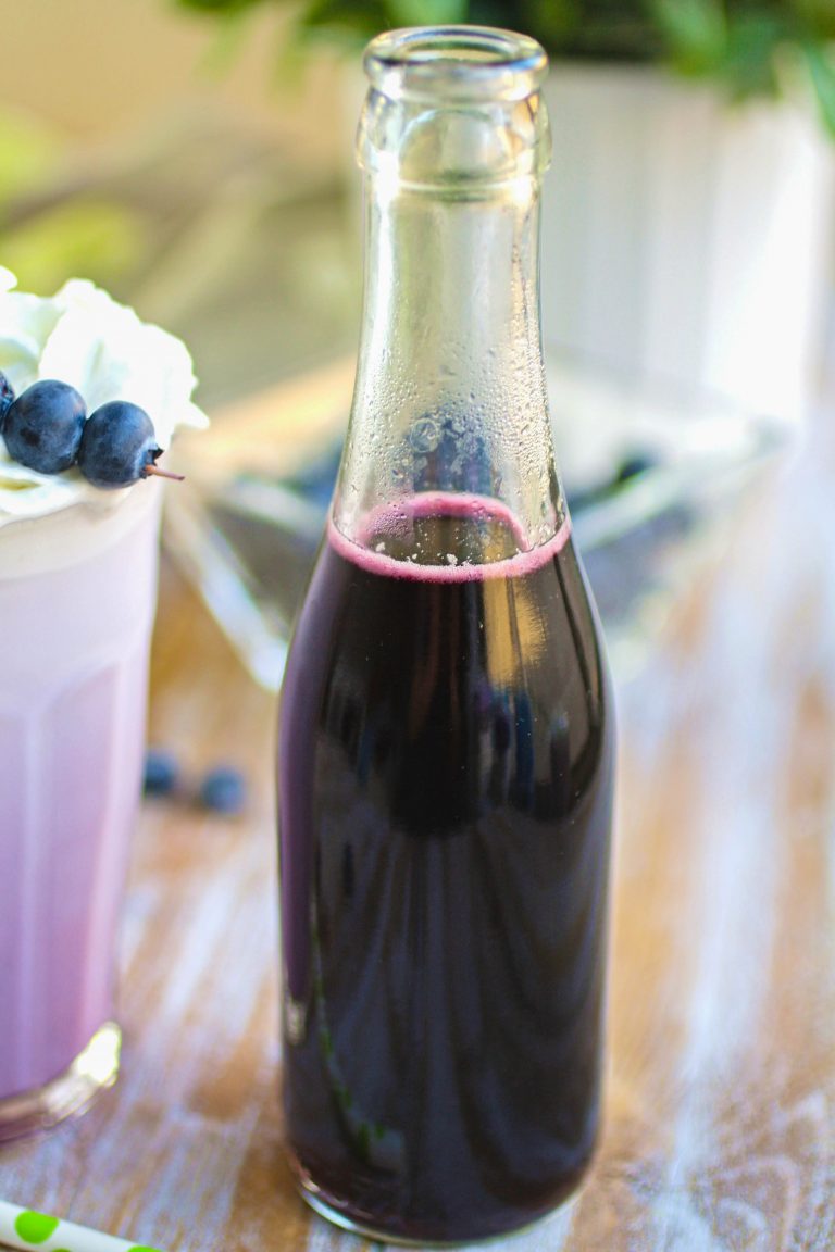 Blueberry Italian Cream Soda