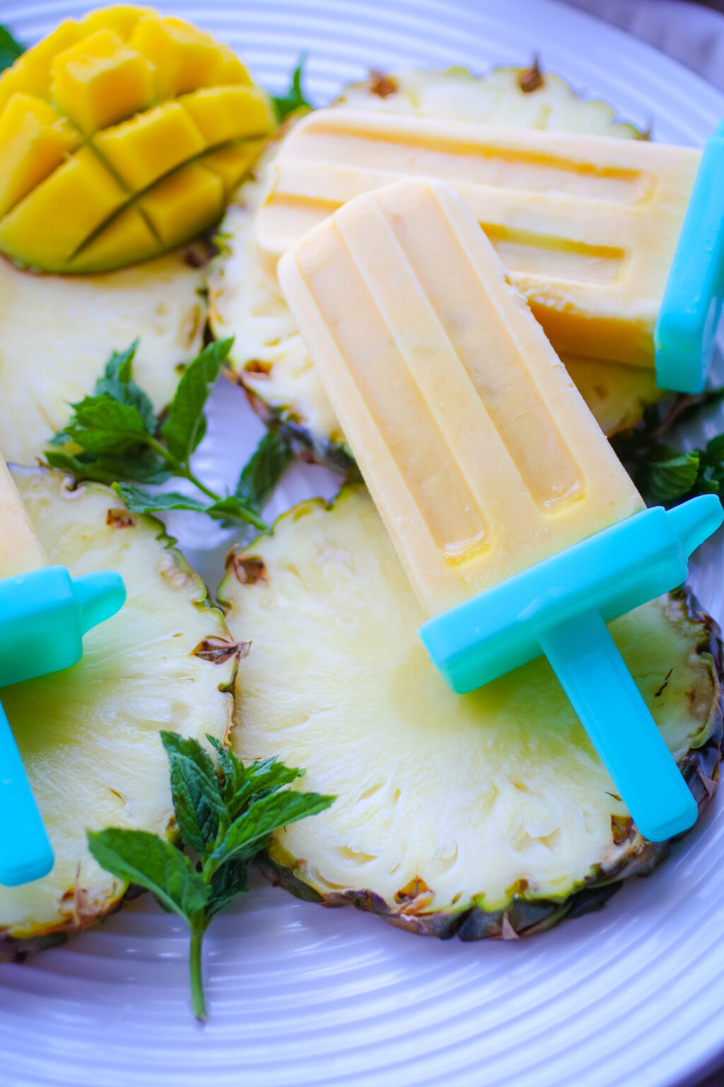 Mango-Pineapple Creamsicles