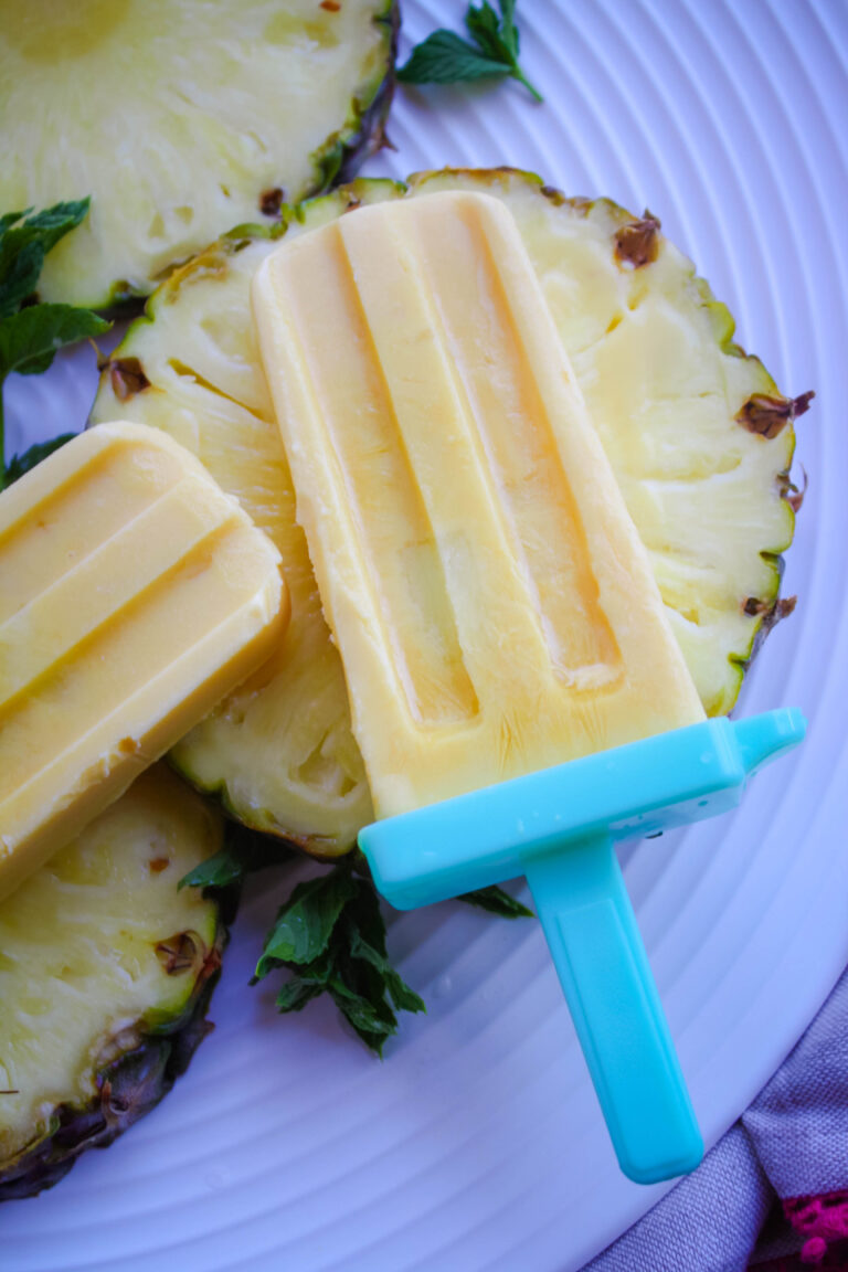 Mango-Pineapple Creamsicles